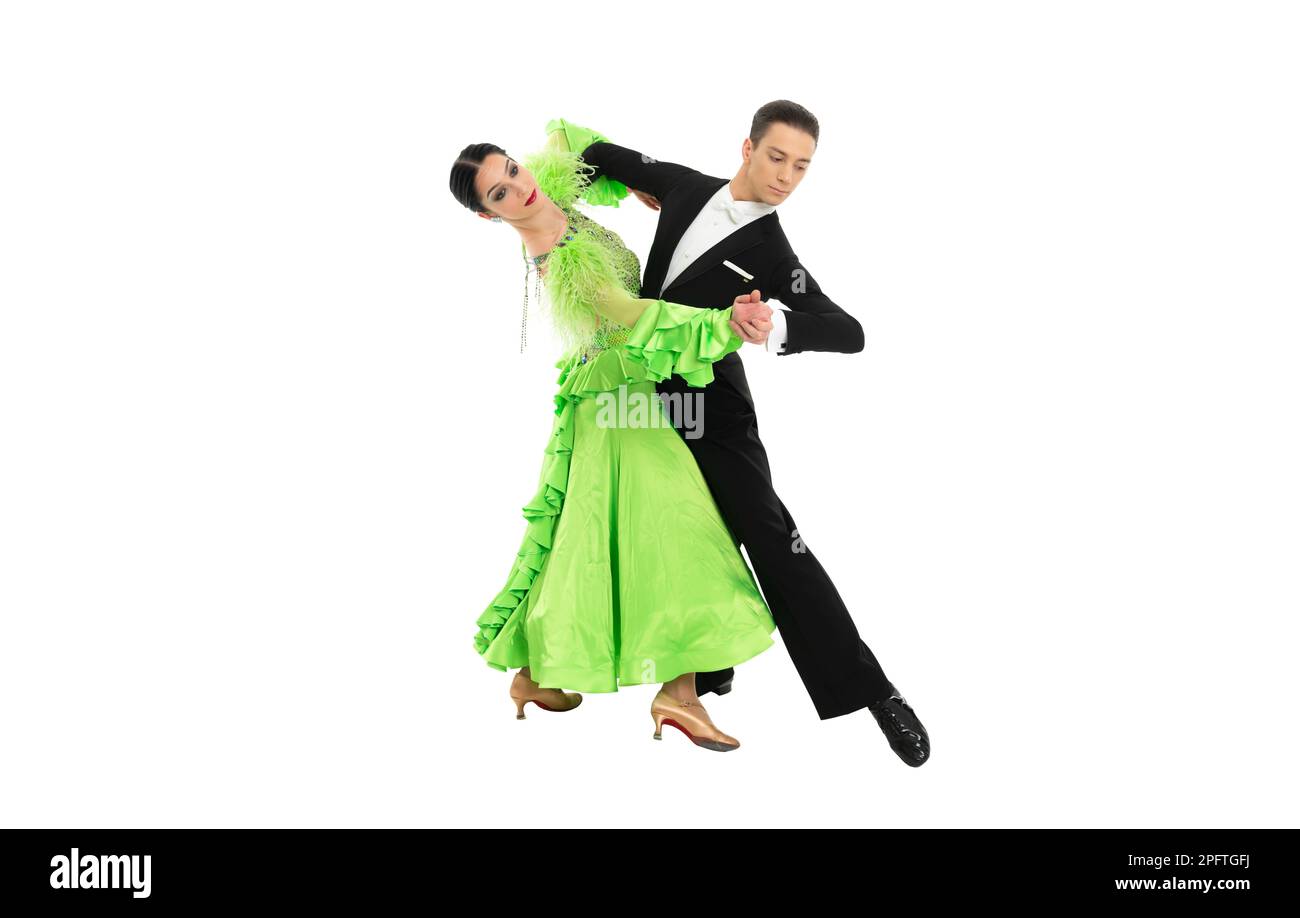 Ballroom dancers pose Cut Out Stock Images & Pictures - Alamy