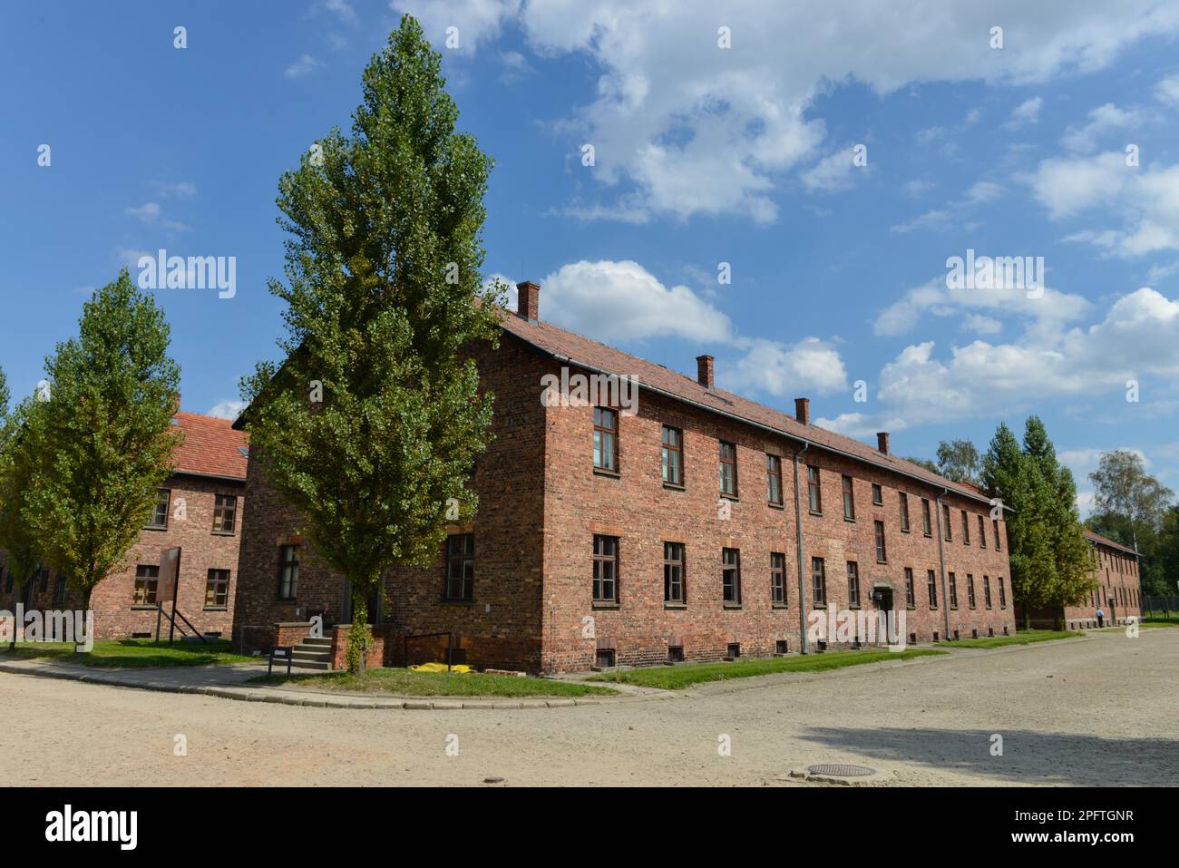 Camp buildings, Main Camp I, Concentration Camp, Auschwitz-Birkenau ...
