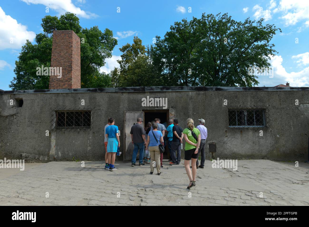 Gas chamber, Stammlager I, Concentration camp, Auschwitz-Birkenau ...