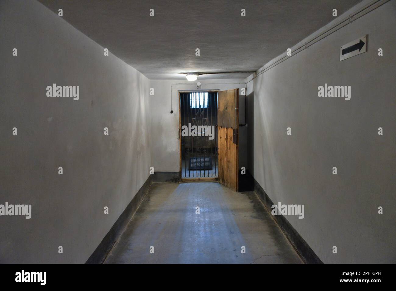 Cell, Block 11, Main Camp I, Concentration Camp, Auschwitz-Birkenau ...