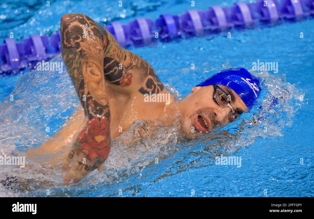 Brazil's Talisson Glock in action during the Men's MC 400m Freestyle ...