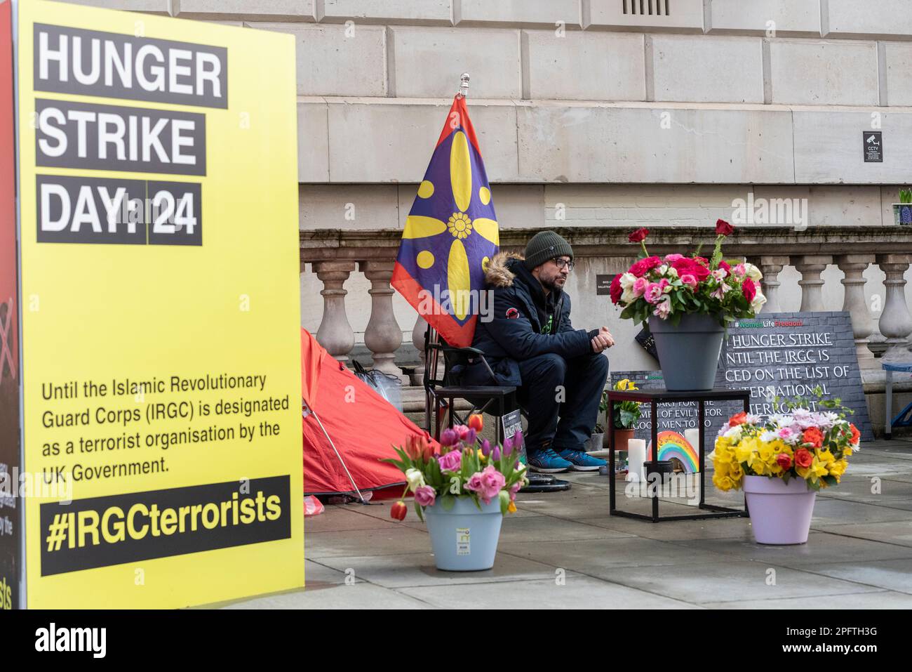 Vahid Beheshti, Iranian-British activist on hunger strike in London ...