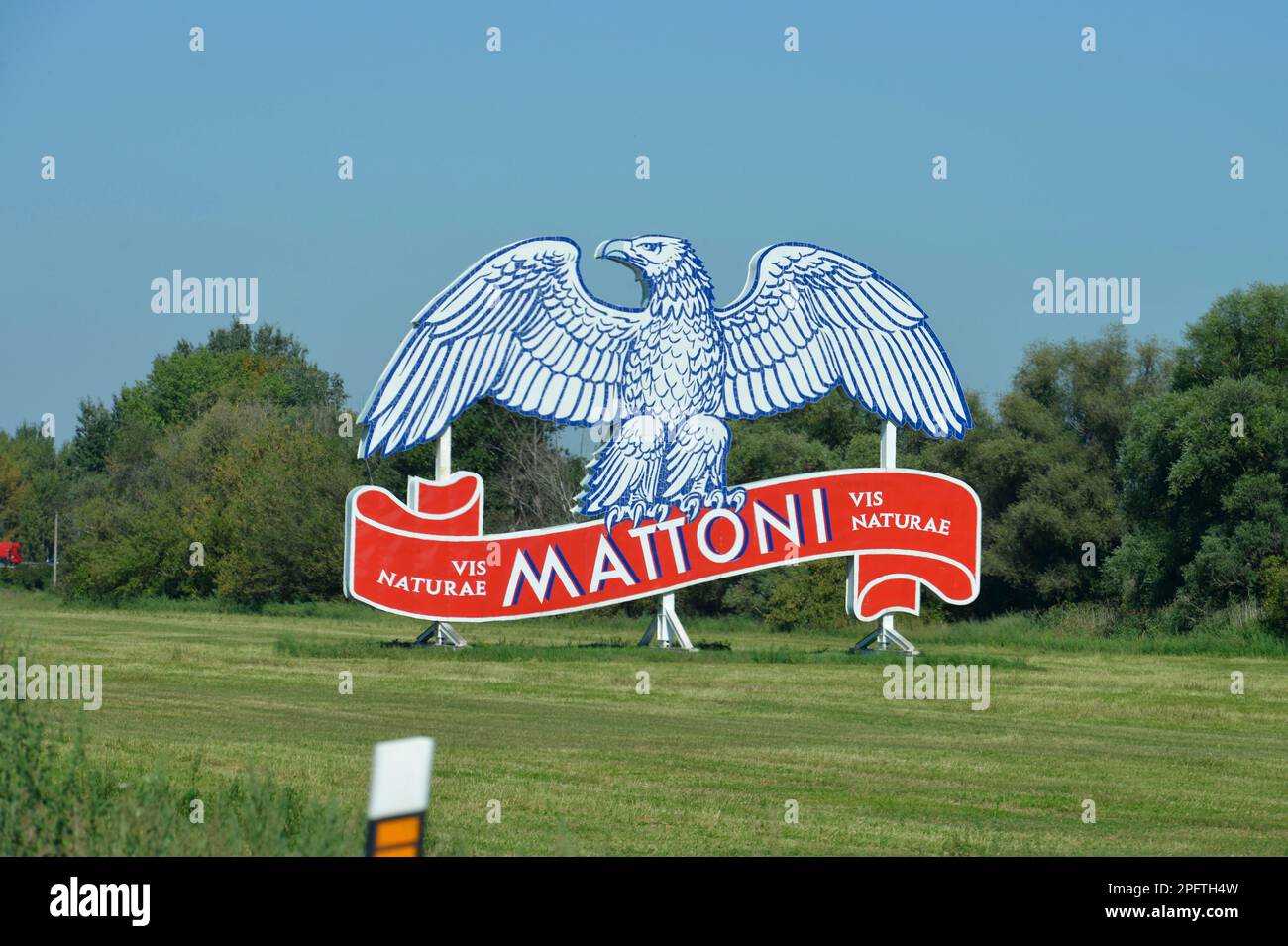 Advertising Mattoni Mineral Water, Czech Republic Stock Photo - Alamy