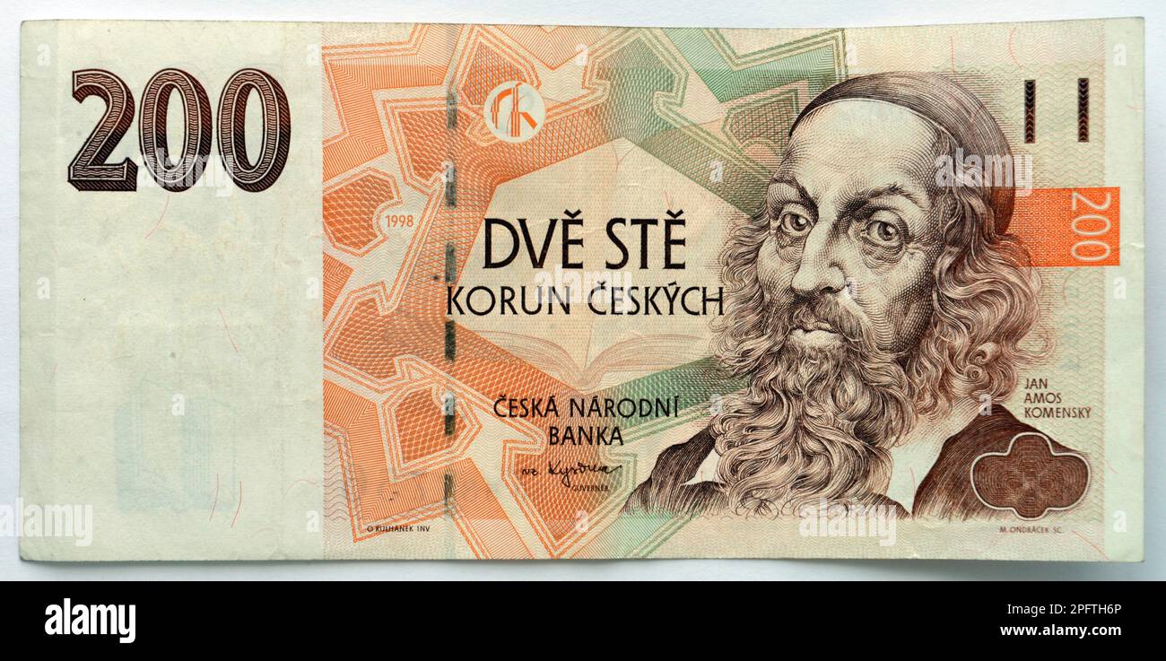Czech banknote hi-res stock photography and images - Alamy