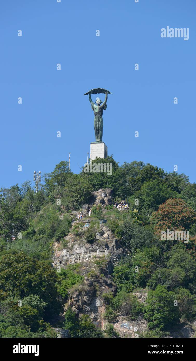 Statue of Liberty, Gellert Hill, Budapest, Hungary Stock Photo - Alamy