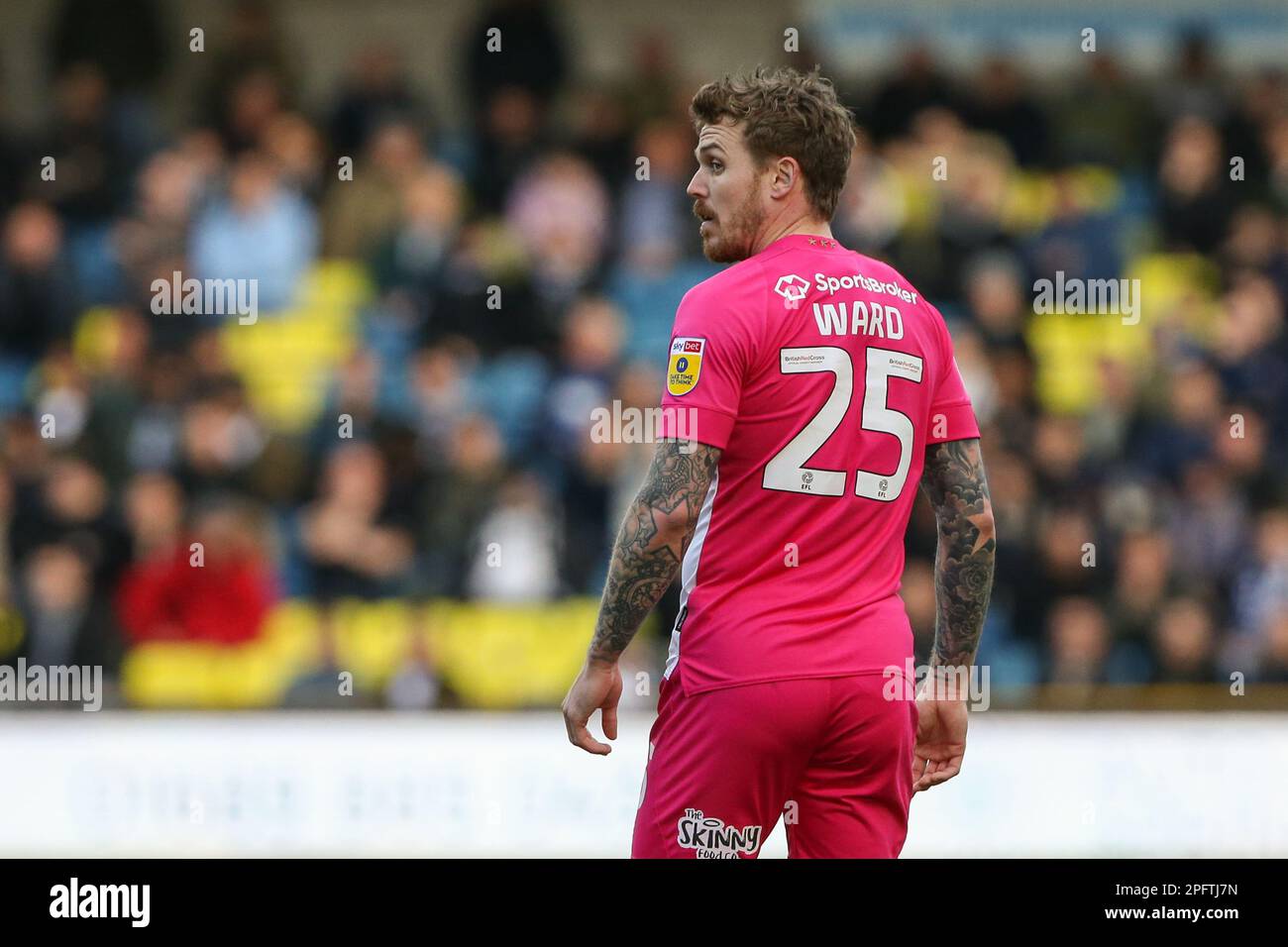 Danny Ward #25 of Huddersfield Town during the Sky Bet Championship ...