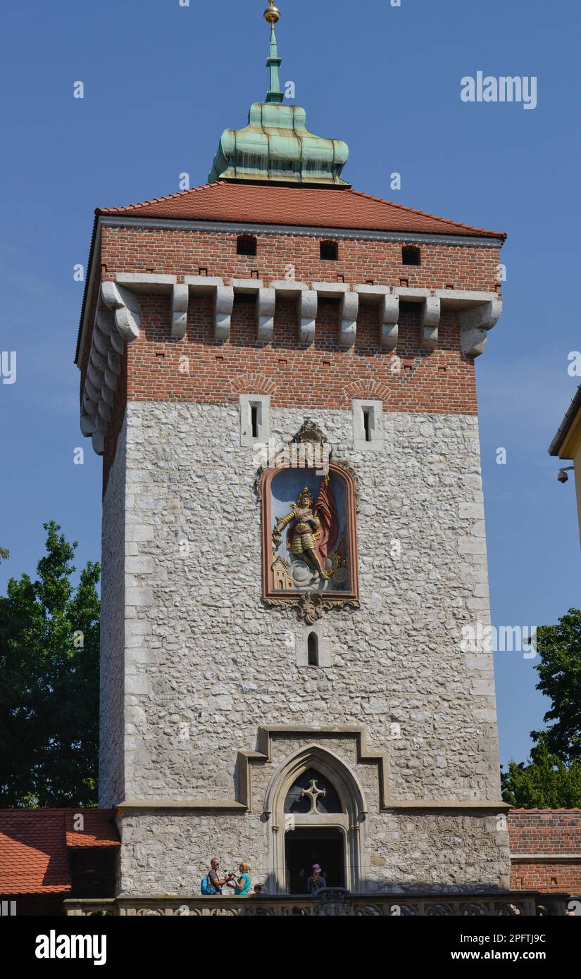 Florians gate krakow poland hi-res stock photography and images - Alamy