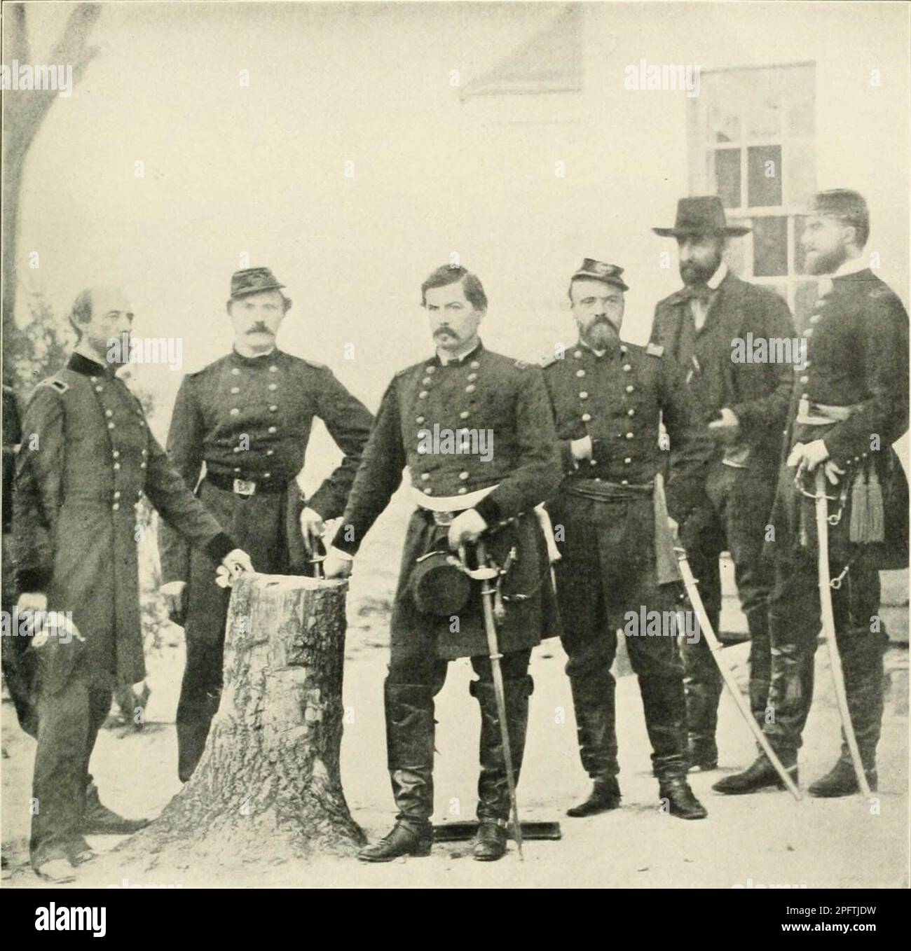 George mcclellan and staff hi-res stock photography and images - Alamy