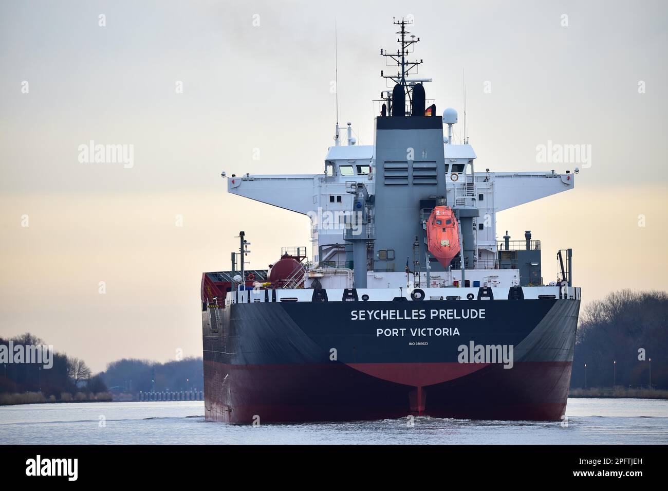 Tanker, tanker Seychelles Prelude in Kiel Canal, Schleswig-Holstein ...