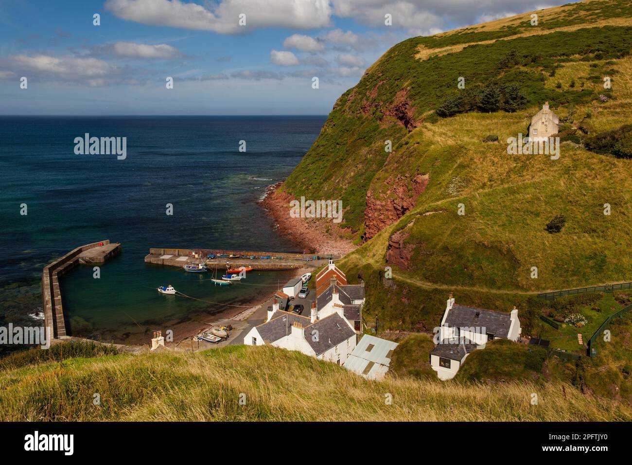 Harbour, Pennan. Scotland, UK Stock Photo - Alamy