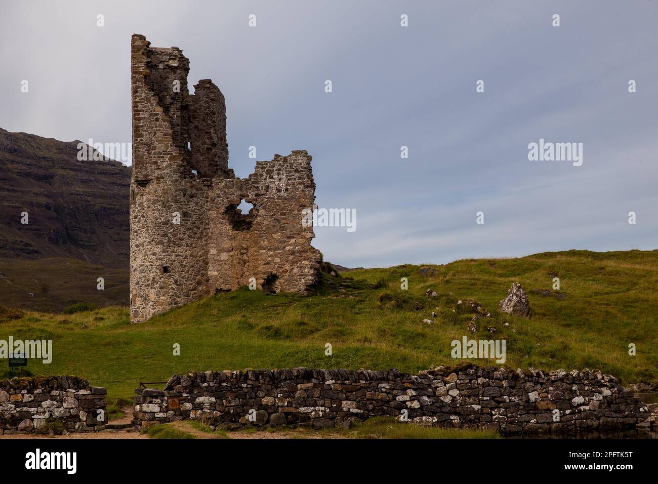Ardvreck Castle, Loch Asynth, West Coast, Scotland, UK Stock Photo - Alamy