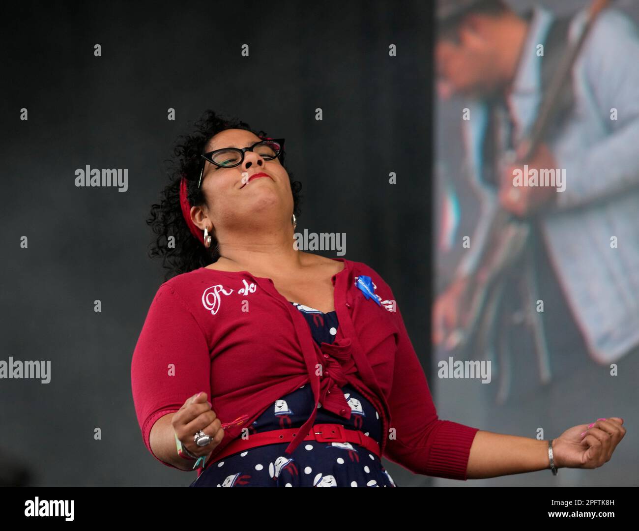 Marisol "La Marisoul" Hernandez, the lead singer of the Mexican ...