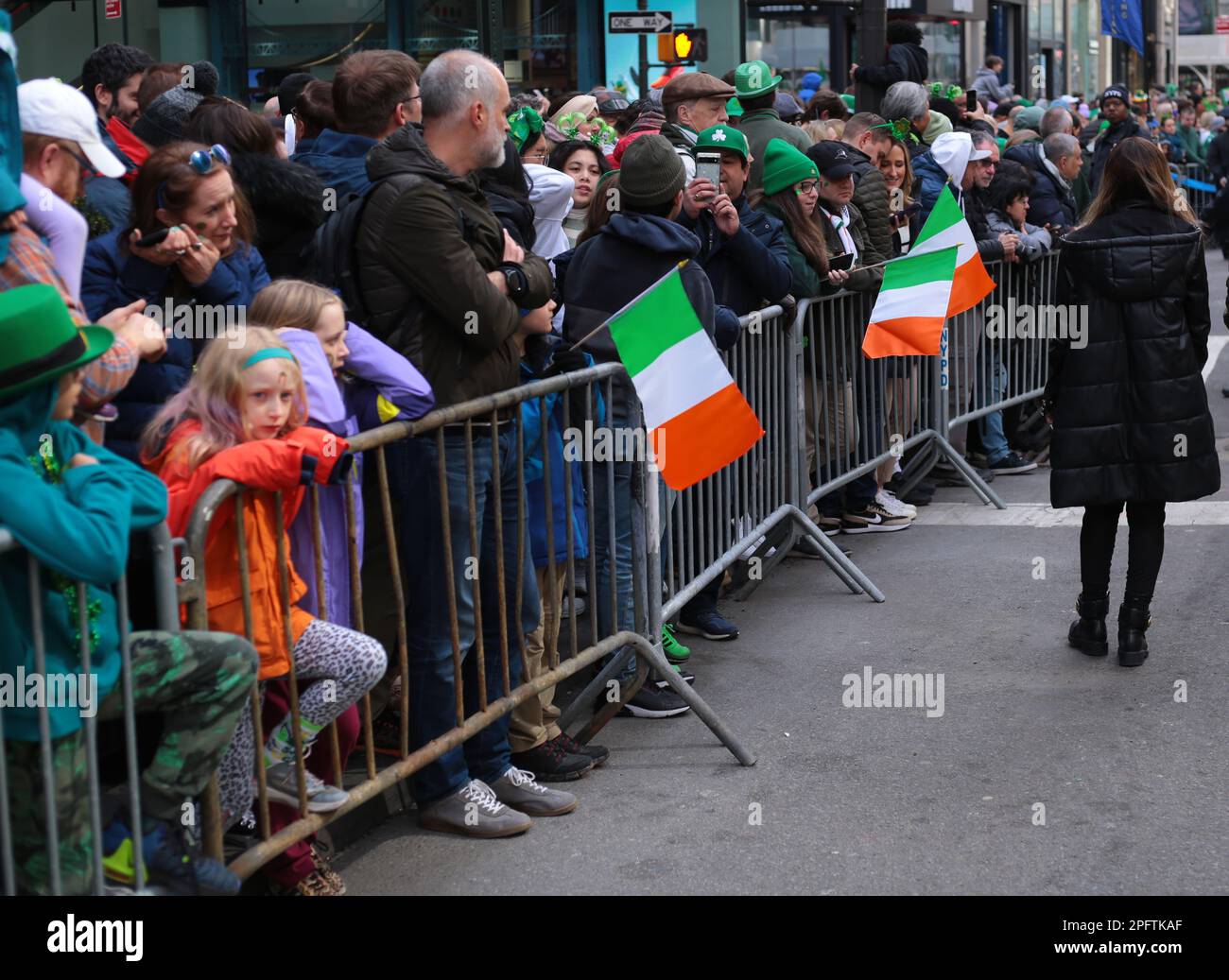 New York, New York - March 17th, 2023 : Annual St. Patricks day Parade ...
