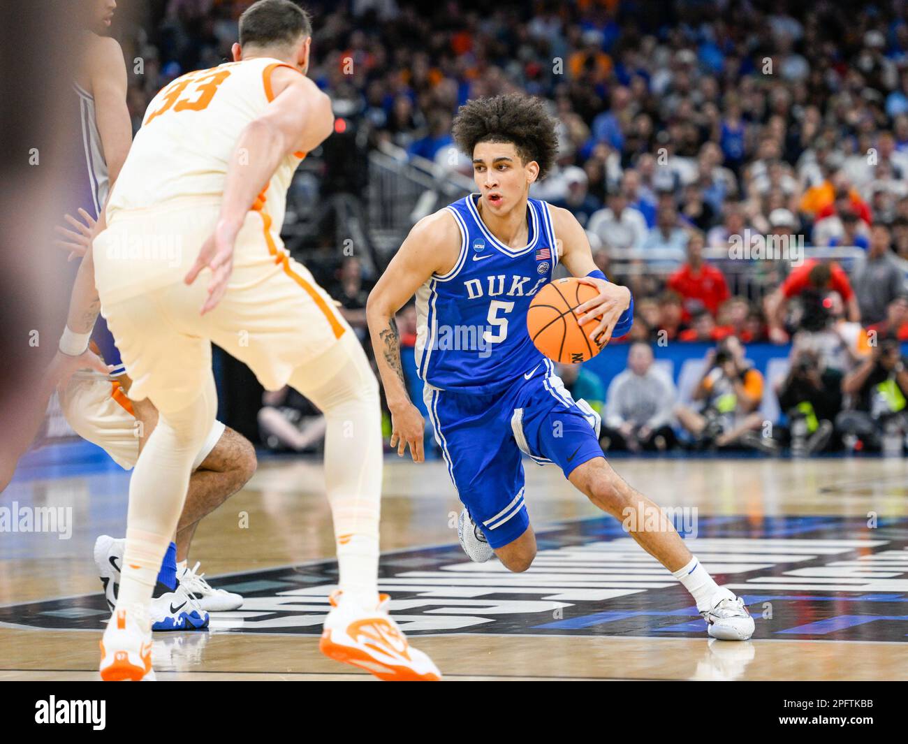 March 18, 2023: Duke guard Tyrese Proctor (5) during the 2nd half of a ...