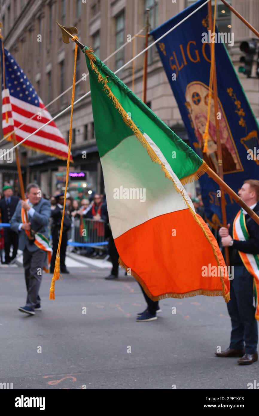 New York, New York - March 17th, 2023 : Annual St. Patricks day Parade ...