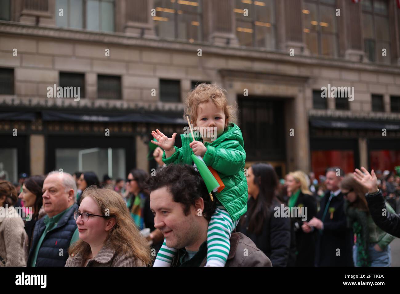 New York, New York - March 17th, 2023 : Annual St. Patricks day Parade ...