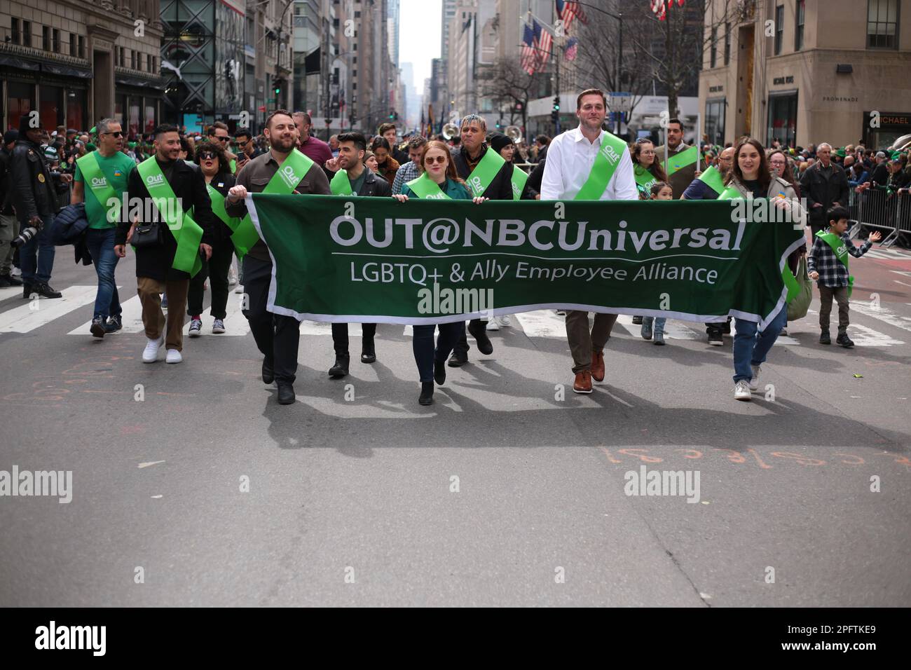 New York, New York - March 17th, 2023 : Annual St. Patricks day Parade ...