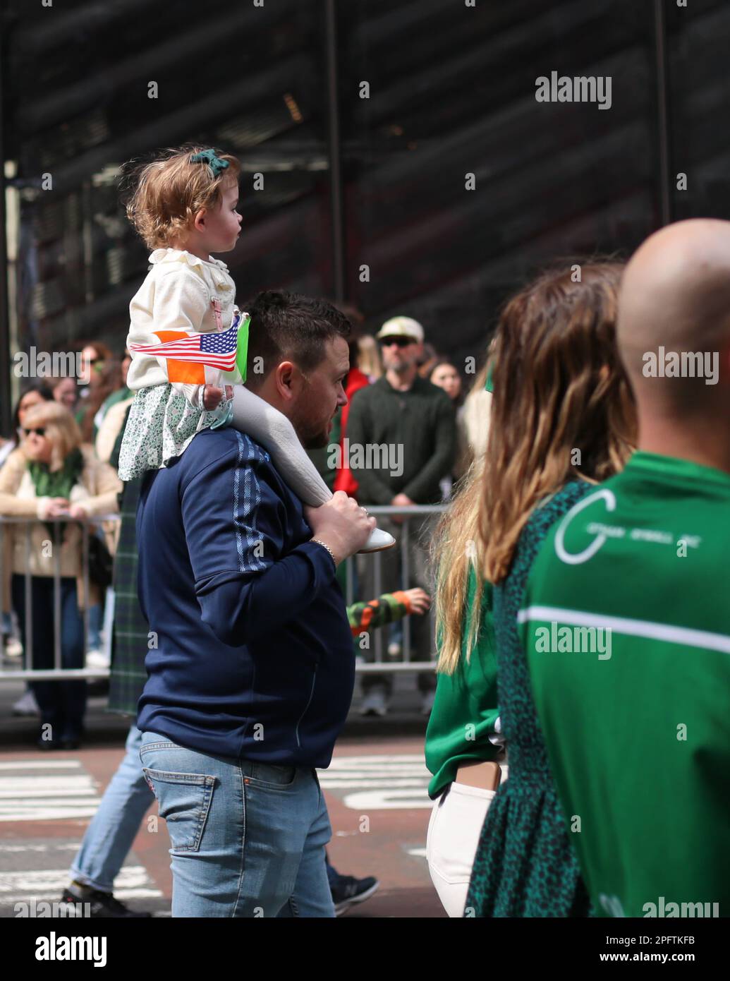 New York, New York - March 17th, 2023 : Annual St. Patricks day Parade ...