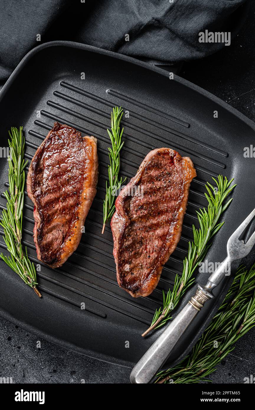 Grilled Top sirloin beef steak or brazilian Picanha, roasted meat on ...