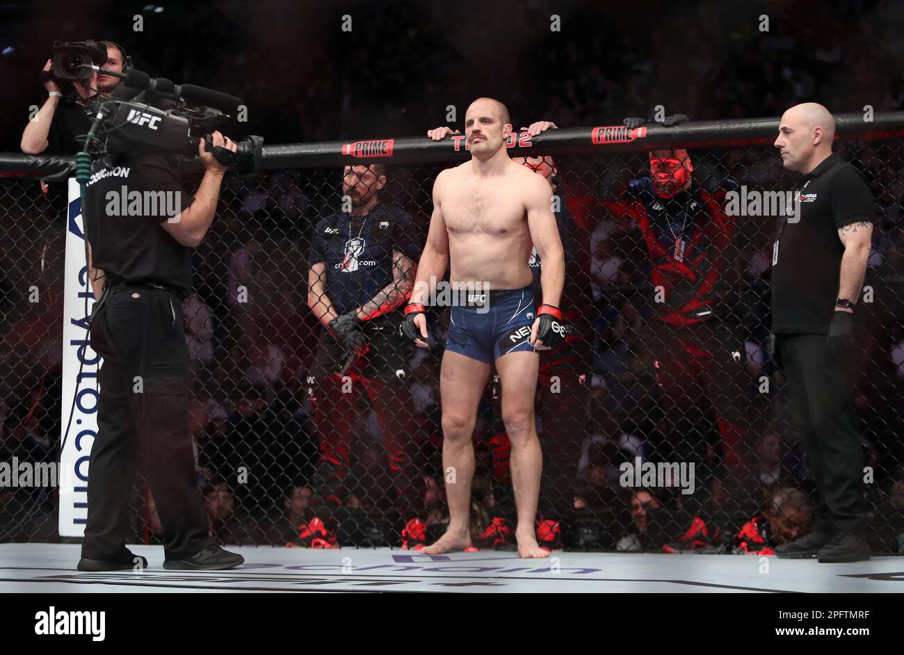 Gunnar Nelson before the welterweight bout against Bryan Barberena ...