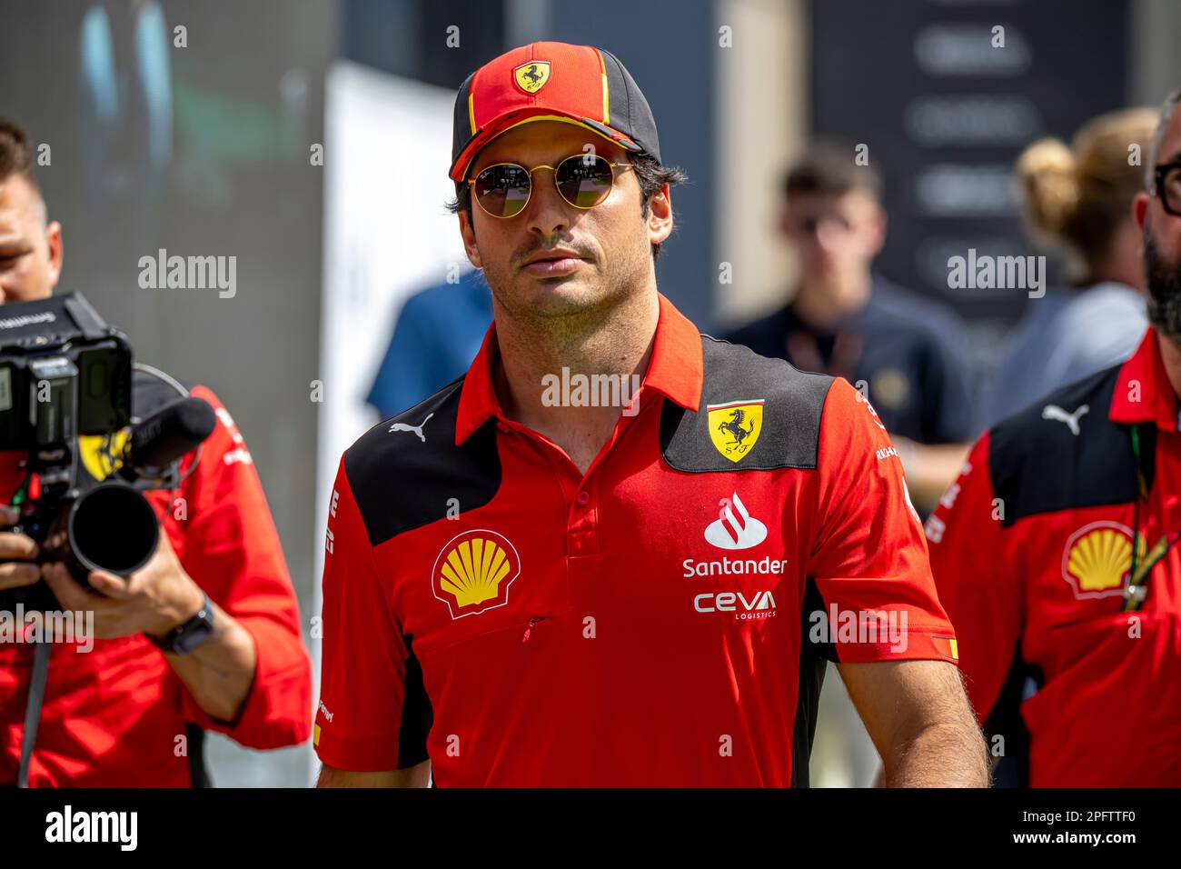 Jeddah, Saudi Arabia, March 18, Carlos Sainz, from Spain competes for ...
