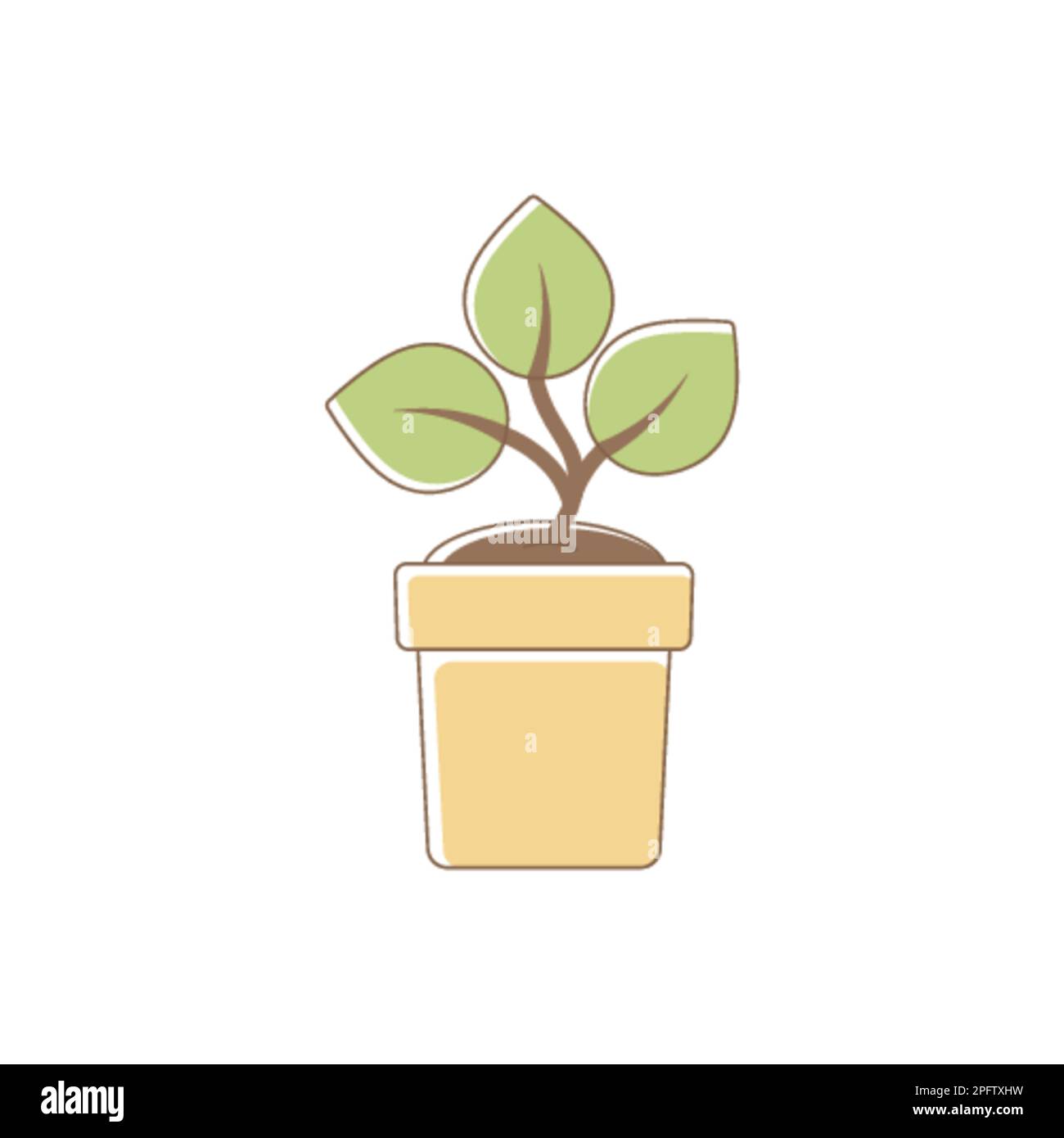 Associations and symbols Sustainability. Symbols of nature: plant in ...