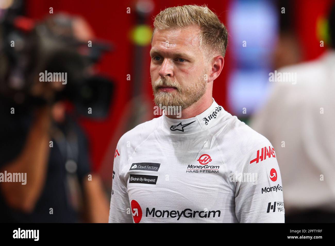 MAGNUSSEN Kevin (den), Haas F1 Team VF-23 Ferrari, portrait during the Formula 1 STC Saudi ...