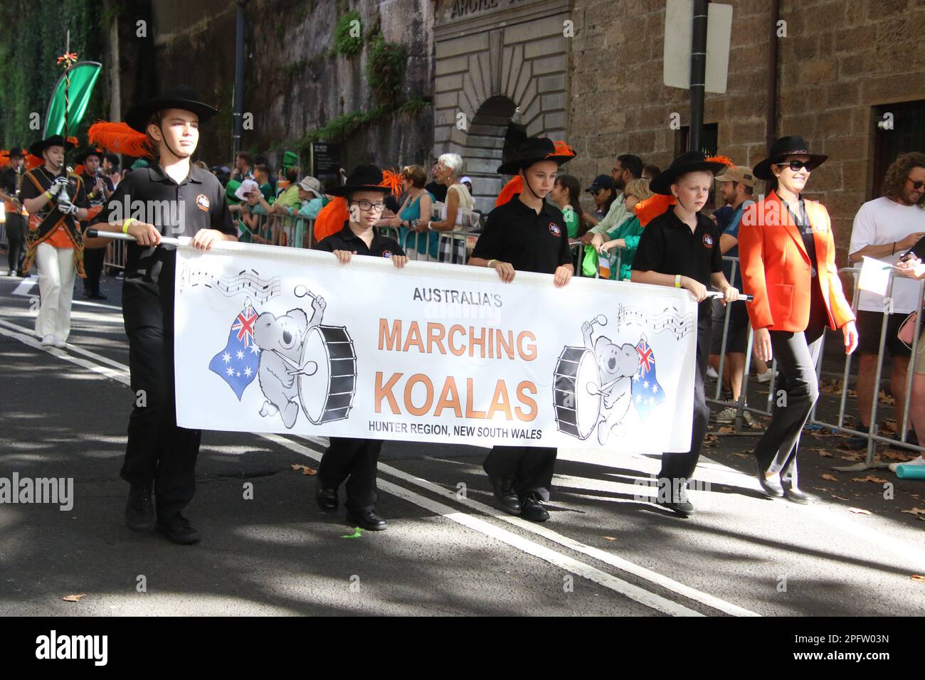 Sydney, Australia. 19th March 2023. St Patrick’s Day Parade took a route from Argyle Street ...