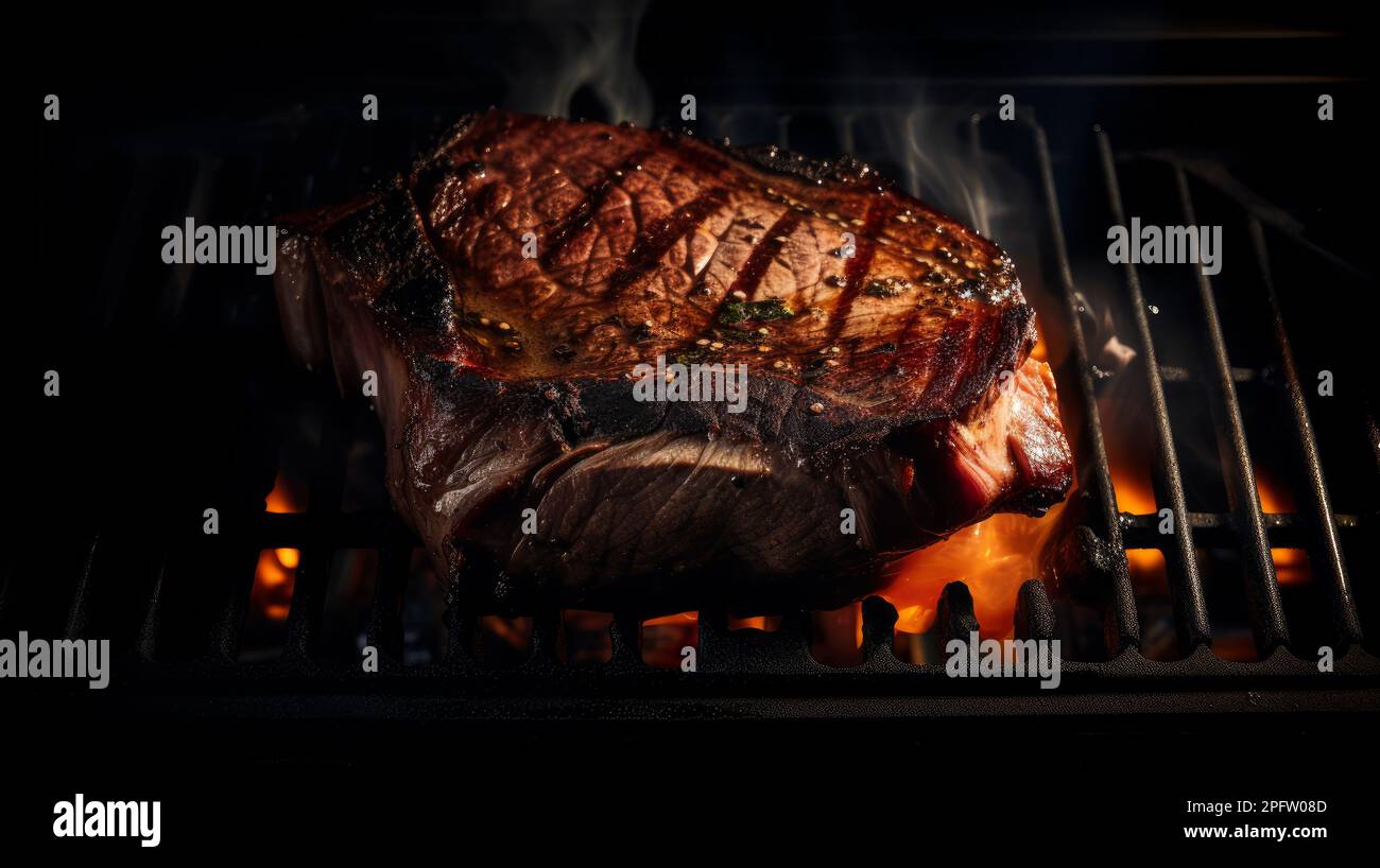Cow cooked over a fire hi-res stock photography and images - Alamy
