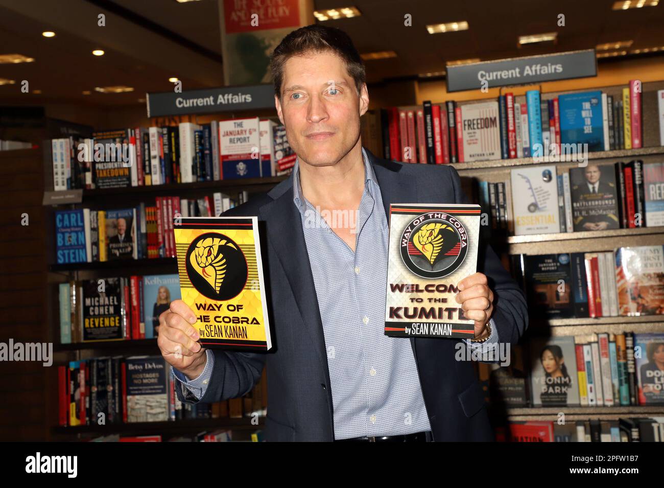 Sean Kanan Signs His Books "Way Of The Cobra: Unleash" And "Way Of The ...