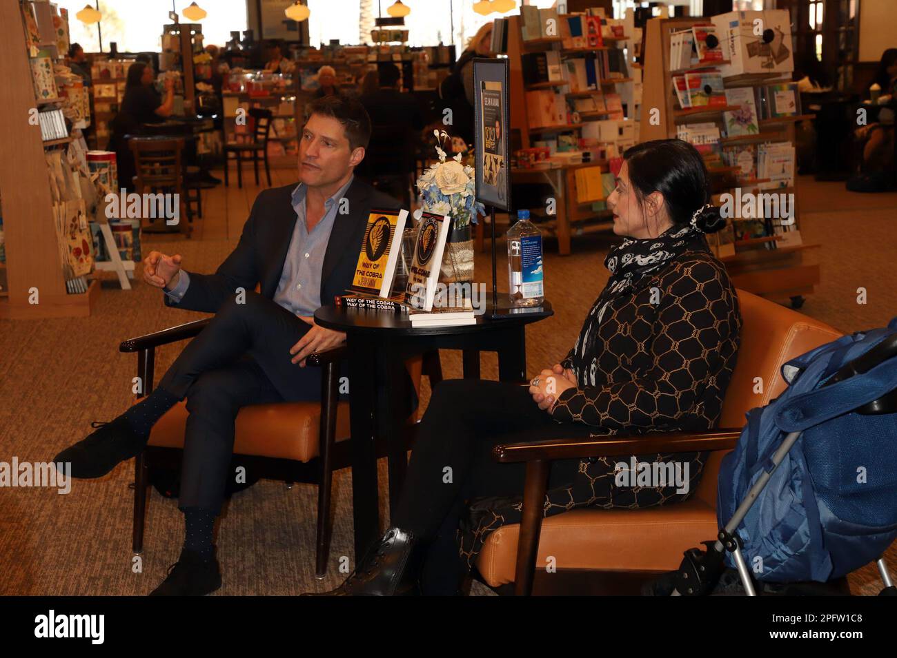 Sean Kanan and wife Michele Sign His Books "Way Of The Cobra: Unleash ...