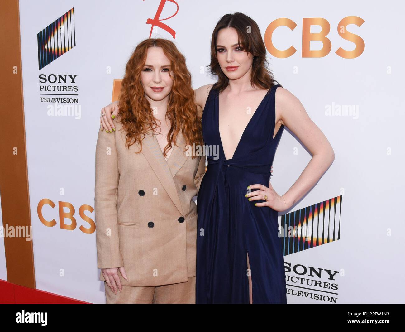 Los Angeles, California, USA. 17th Mar, 2023. Cait Fairbanks and Camryn Grimes. CBS and Sony ...