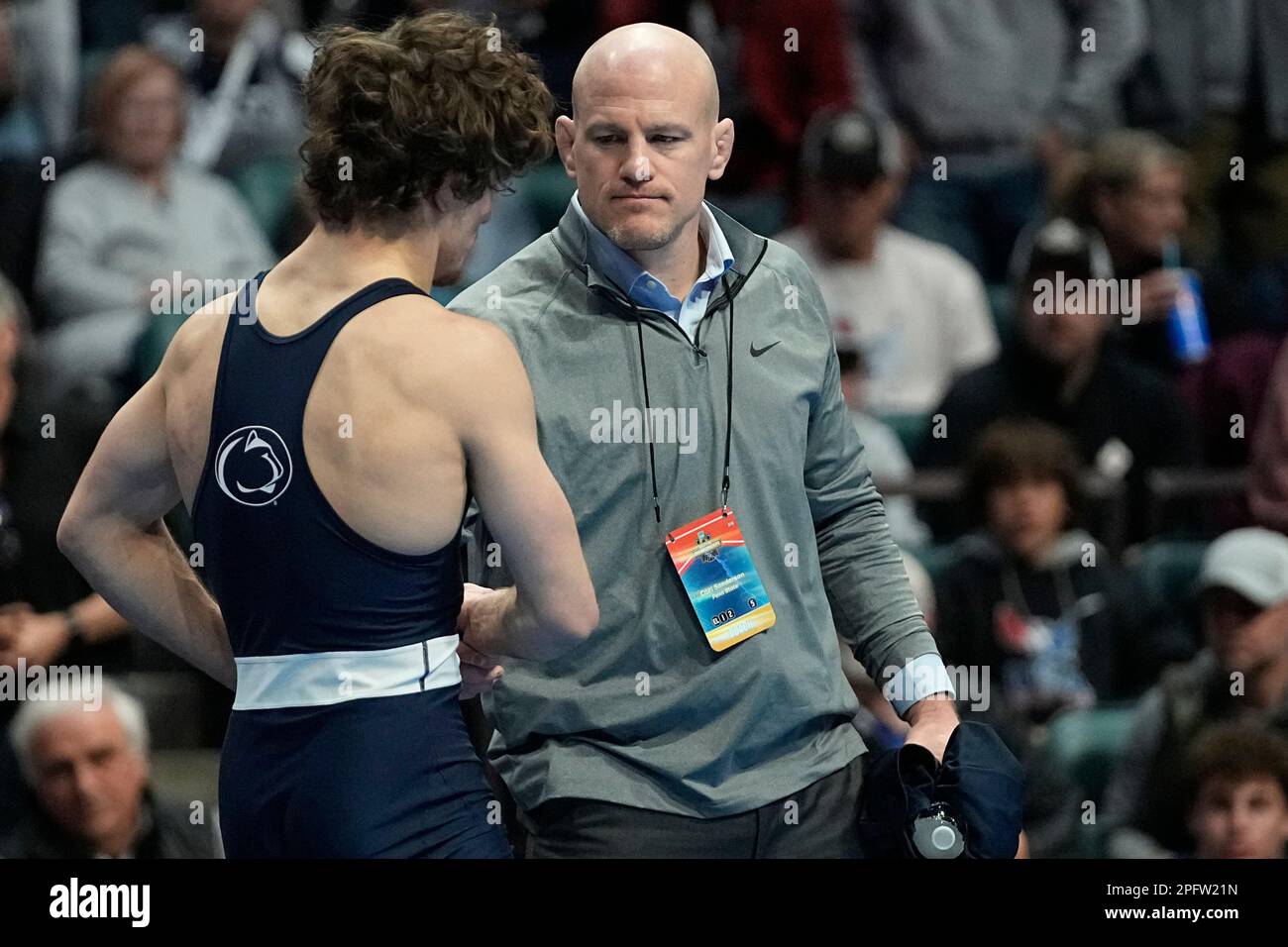 Wrestling Cael Sanderson