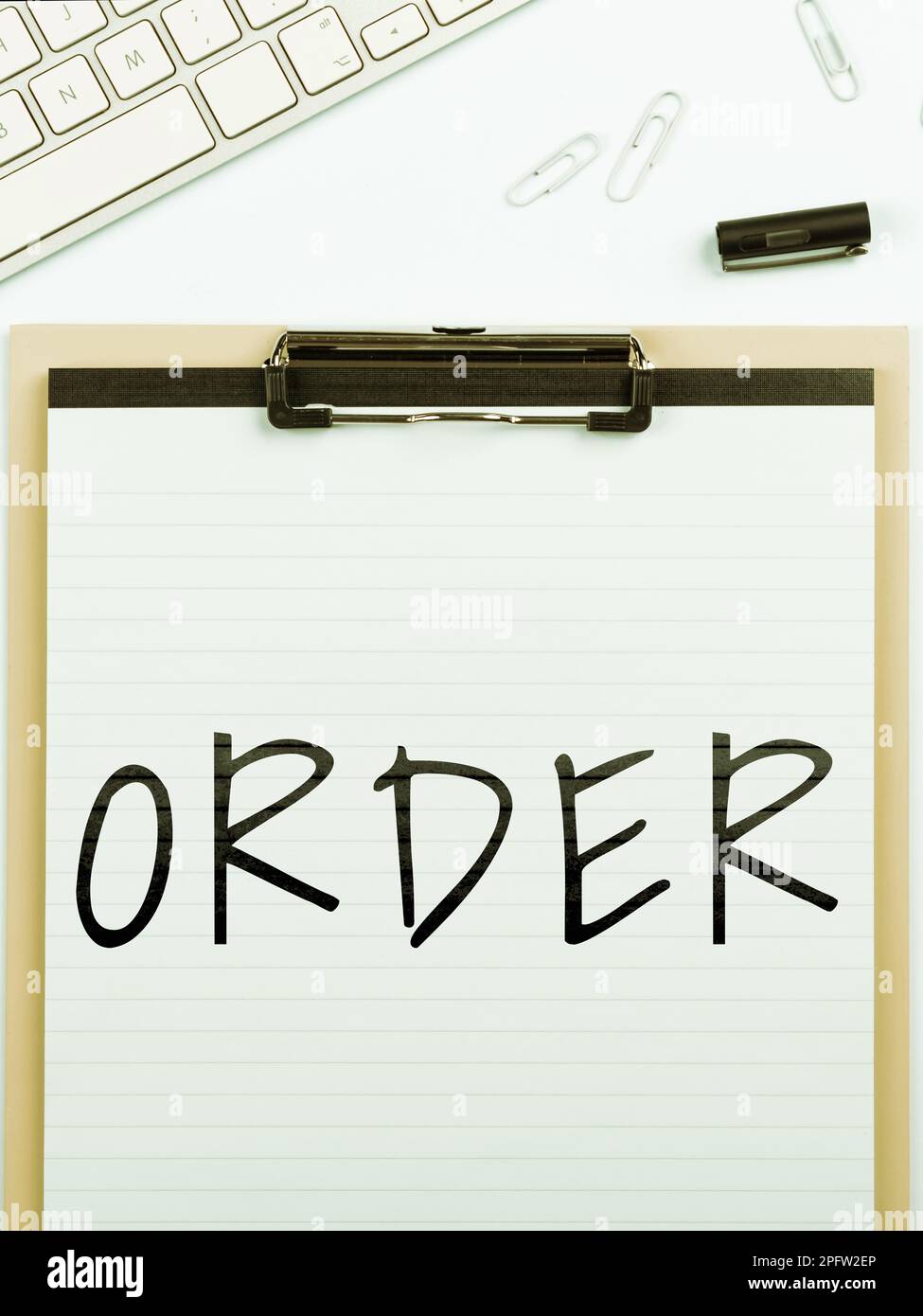 Sign displaying Order. Internet Concept arrangement of people or things ...
