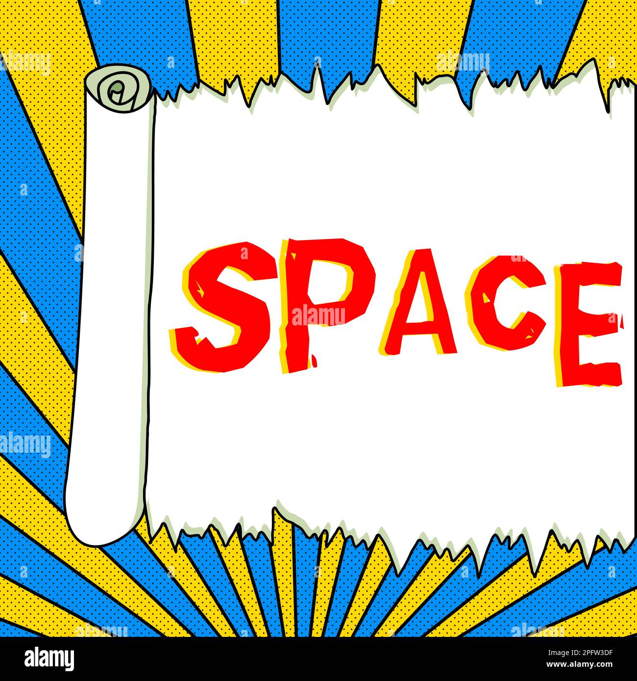 Sign displaying Space. Business showcase continuous area or expanse ...