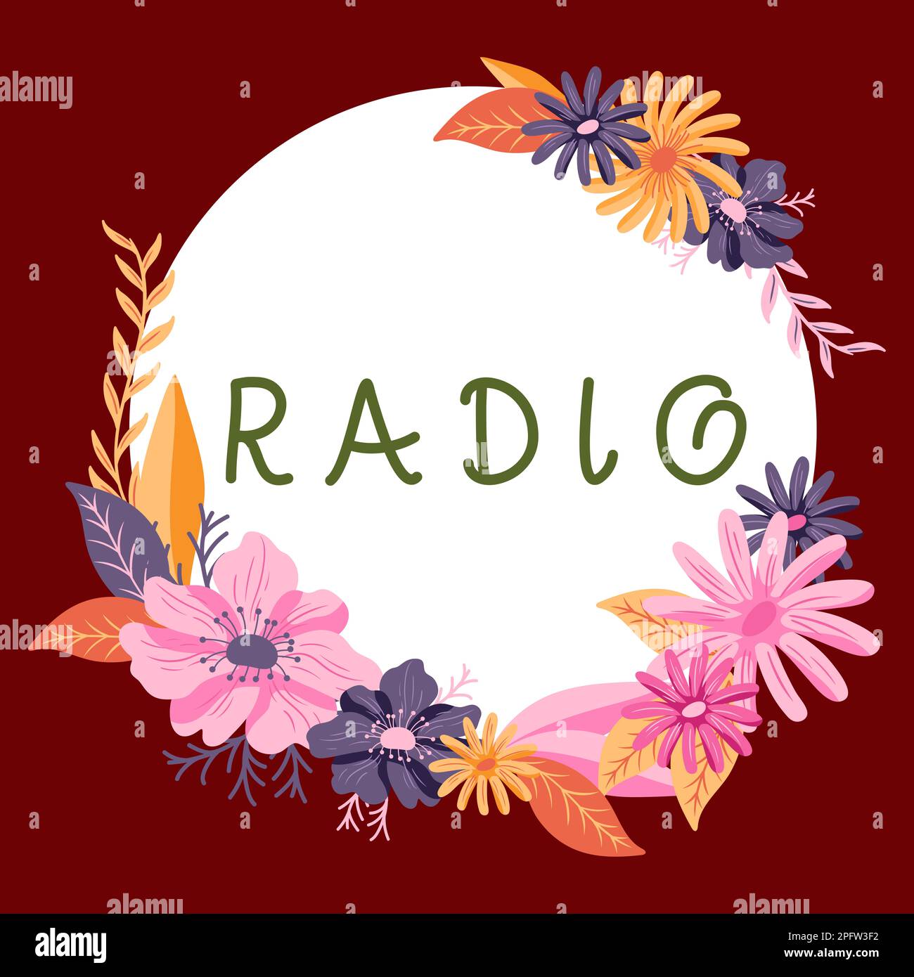 Text sign showing Radio. Business approach transmission reception ...