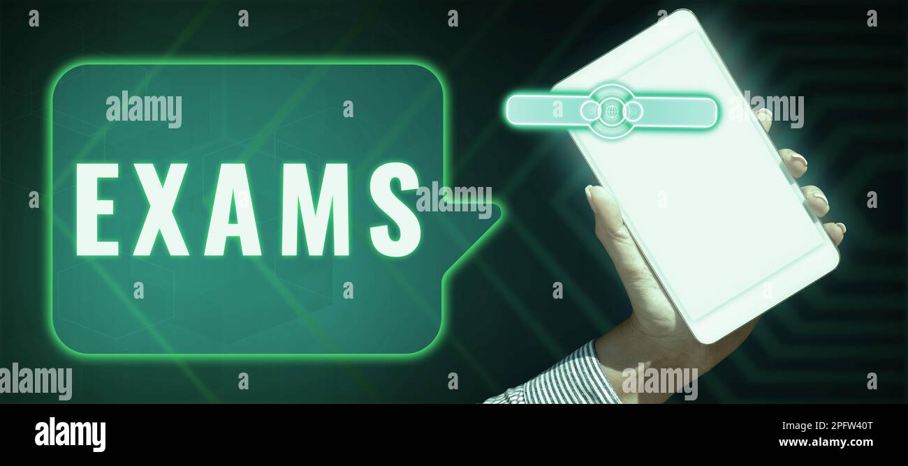 Handwriting text Exams. Internet Concept test of a specified kind to ...