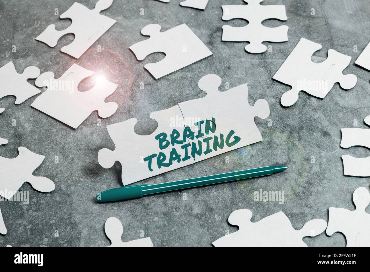 Handwriting text Brain Training. Business overview mental activities to ...