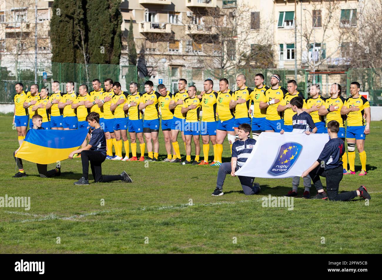 March 18, 2023, Split, Croatia: Rugby Europe Trophy Division, rugby ...