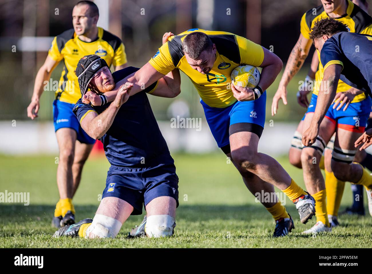 March 18, 2023, Split, Croatia: Rugby Europe Trophy Division, rugby ...