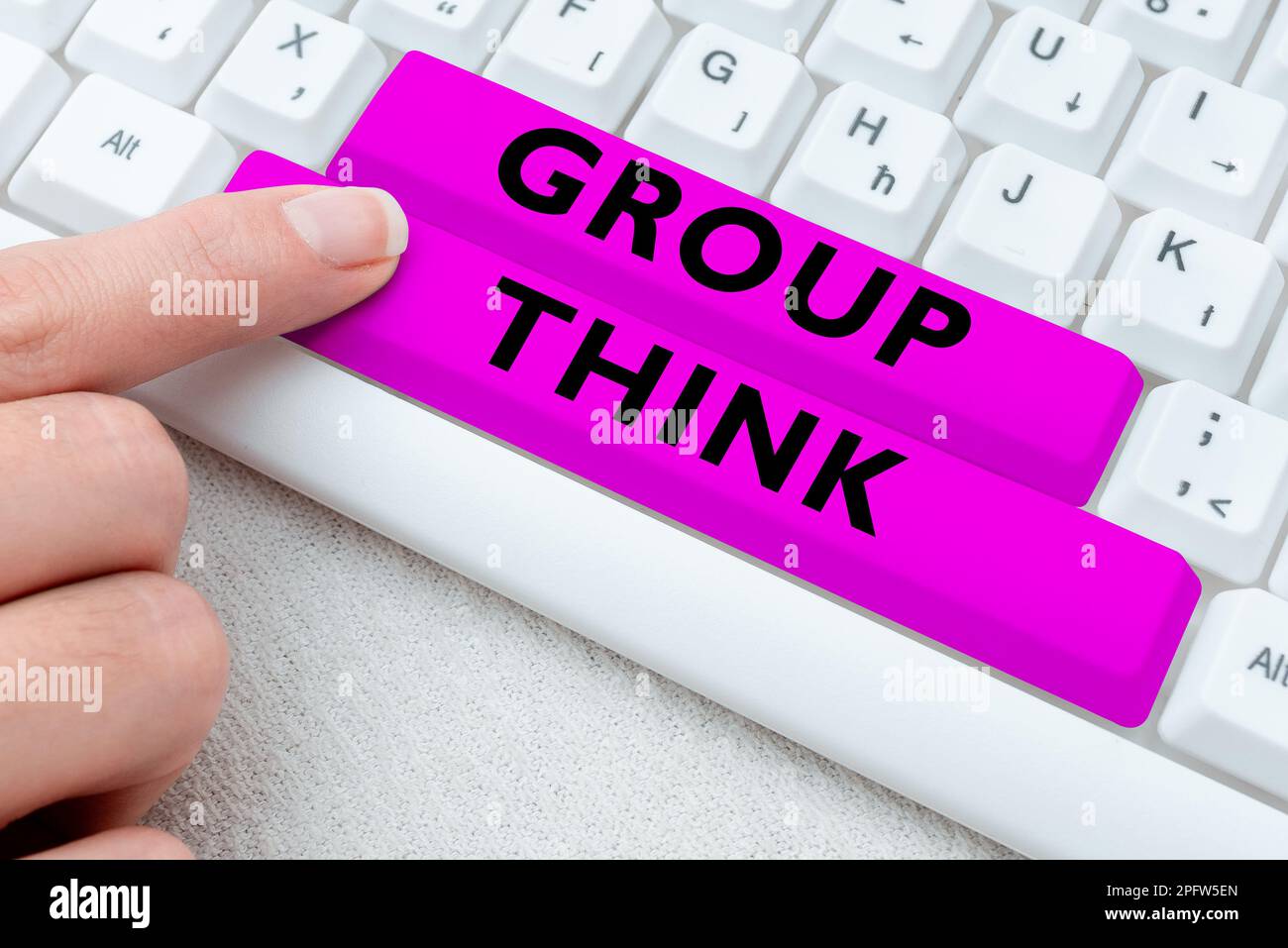Conceptual display Group Think. Internet Concept gather either formally ...