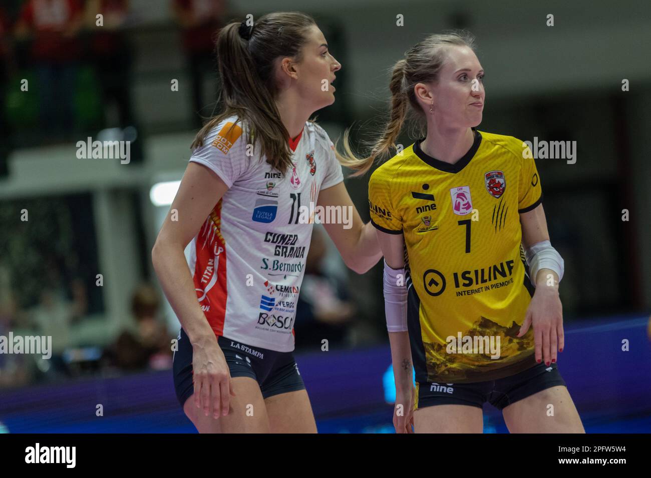 Lucille Gicquel and Lara Caravello (Cuneo Granada S. Bernardo Stock ...