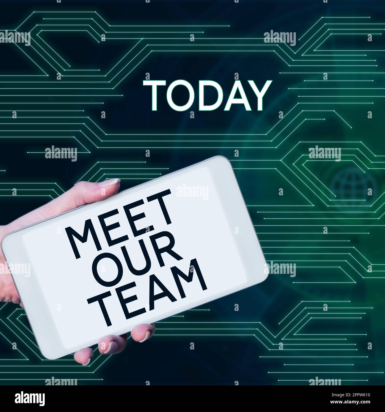 Inspiration showing sign Meet Our Team. Concept meaning introducing ...