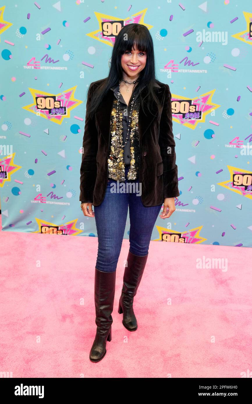 Stacey Dash attends 90s Con on Saturday, March 18, 2023, at the ...