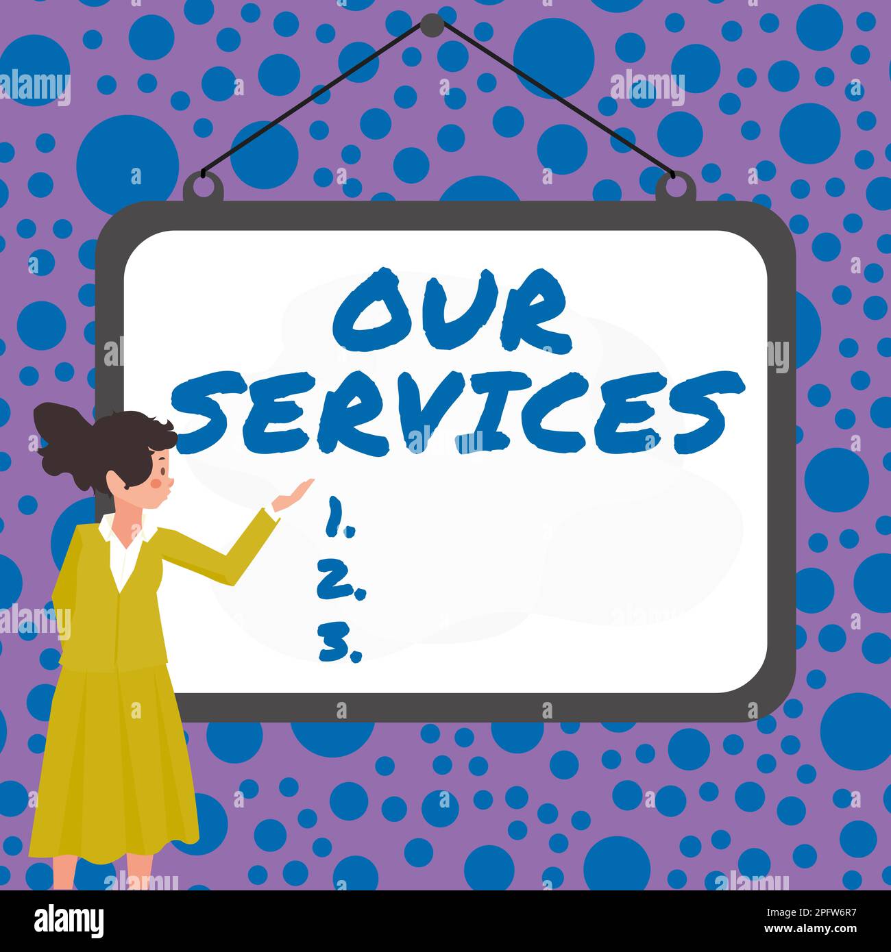 Inspiration showing sign Our Services. Business approach The occupation ...
