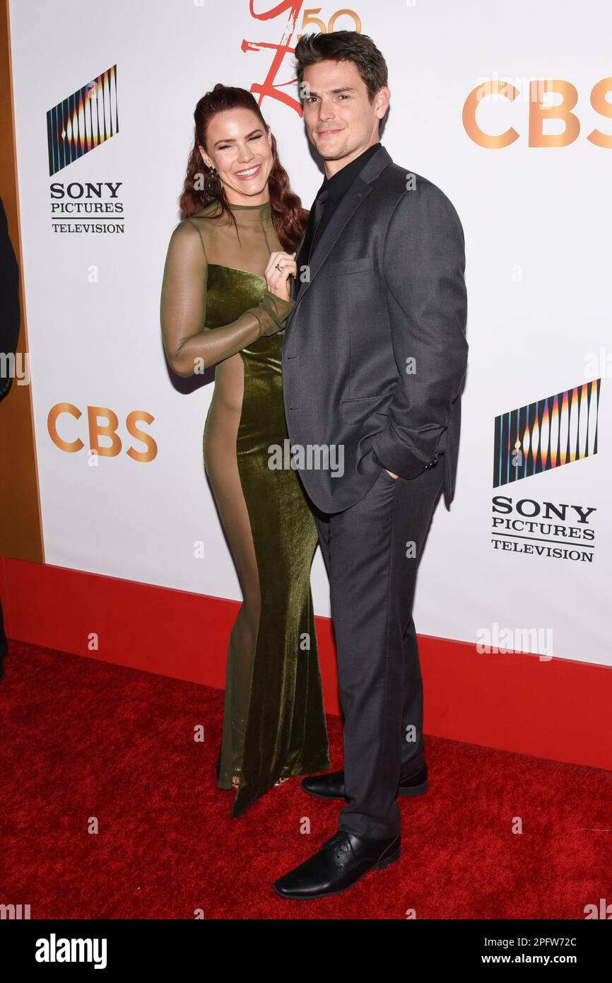 Los Angeles, California, USA. 17th Mar, 2023. Courtney Hope and Mark ...