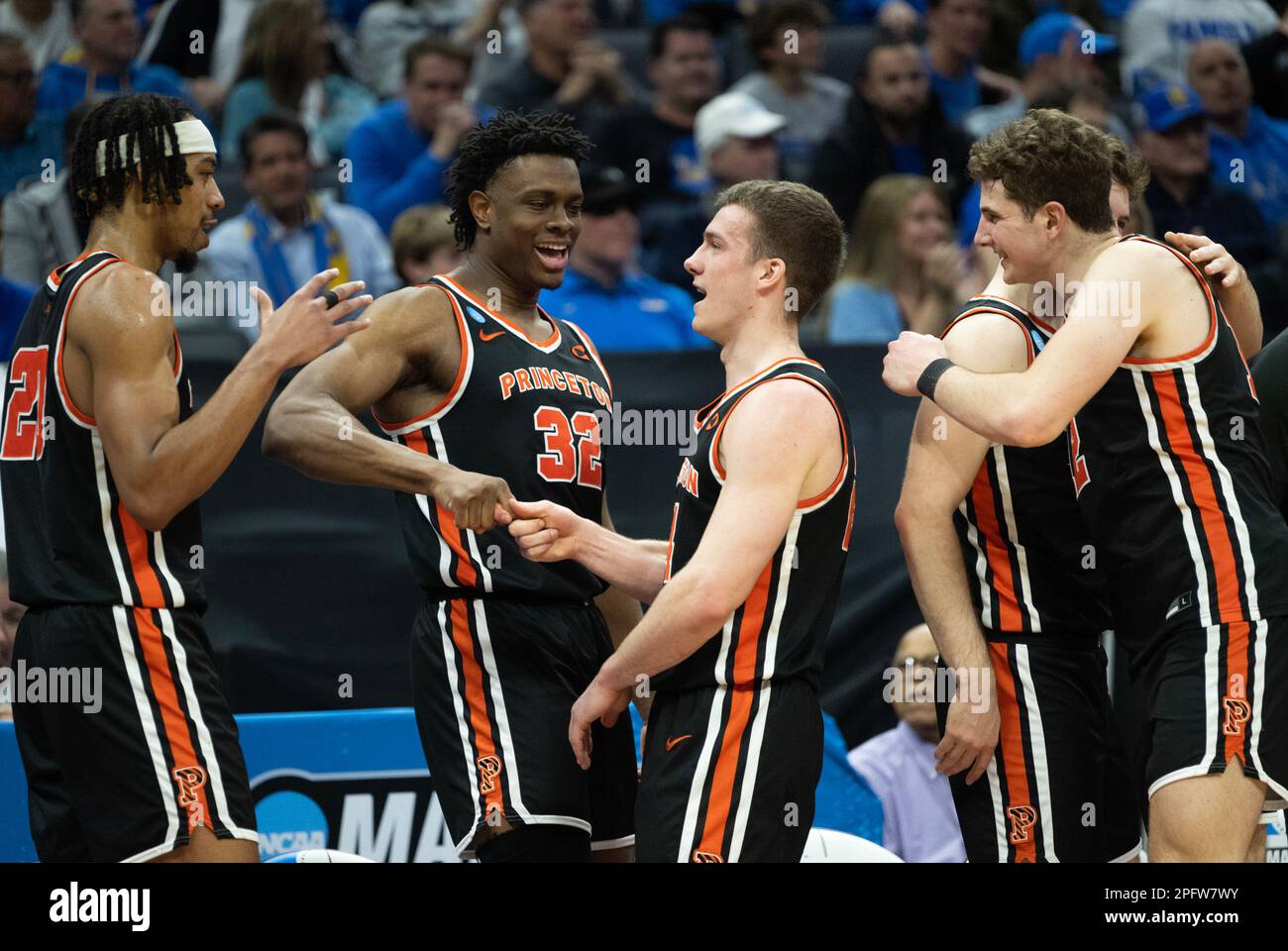 Sacramento, CA, USA. 18th Mar, 2023. Princeton Tigers forward Tosan ...