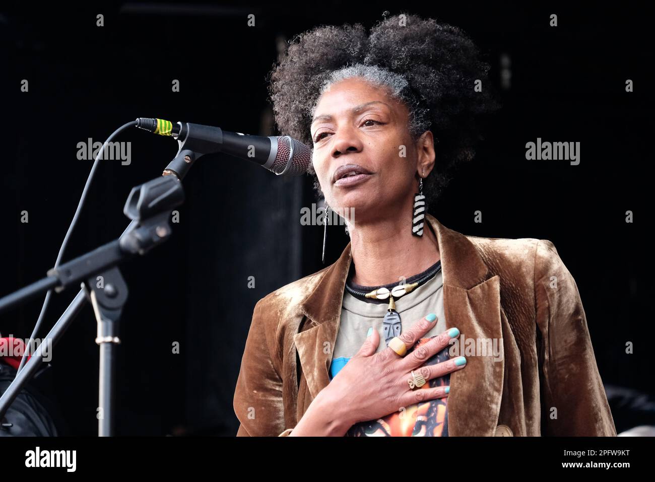 London, UK. 18th March, 2023. Marcia Rigg of United Family and Friends ...