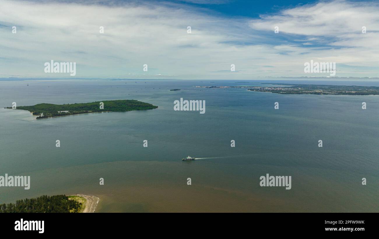 Aerial drone labuan island federal hi-res stock photography and images ...