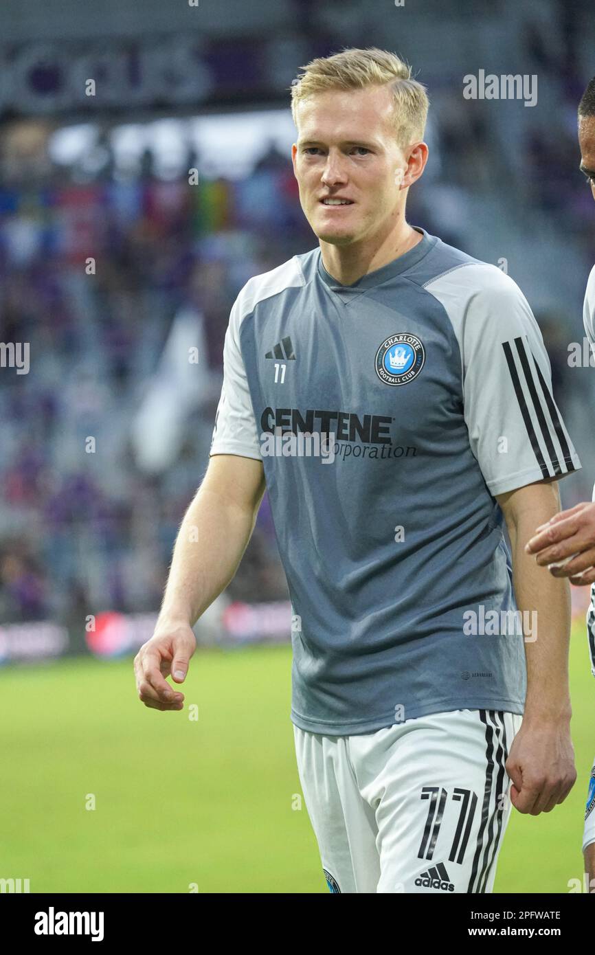 Orlando, Florida, USA, March 18, 2023, Charlotte FC forward Karol ...